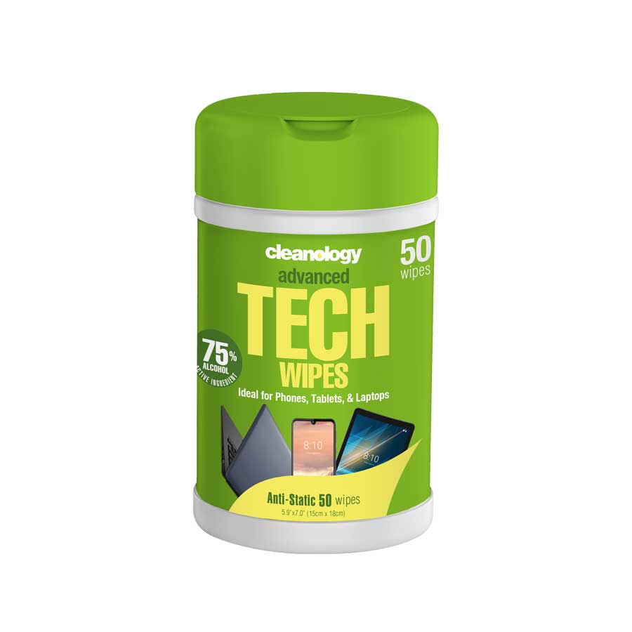 Tech Wipes 50 Pack (Container) – Cleanology Products